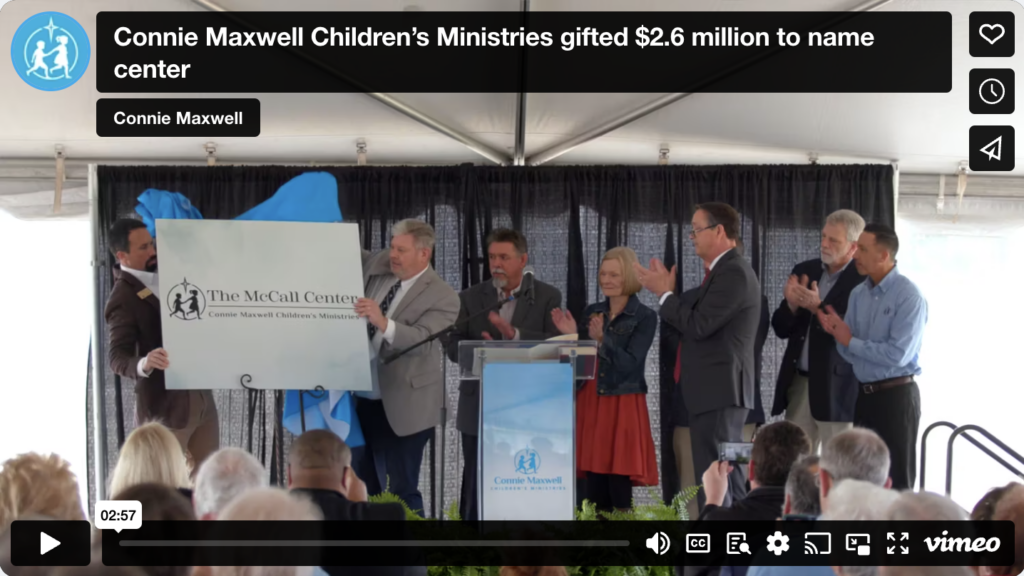 Connie Maxwell Children’s Ministries gifted $2.6 million to name center ...